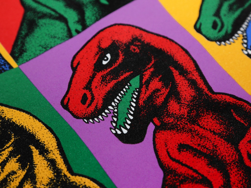 DINOSAURS POP ART - SOFT JERSEY T-SHIRT | Last Exit to Nowhere