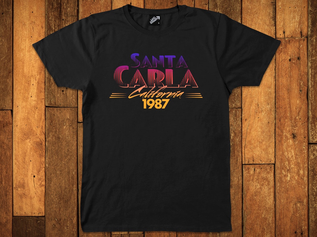 SANTA CARLA CALIFORNIA 1987 - SOFT JERSEY T-SHIRT | Last Exit to Nowhere
