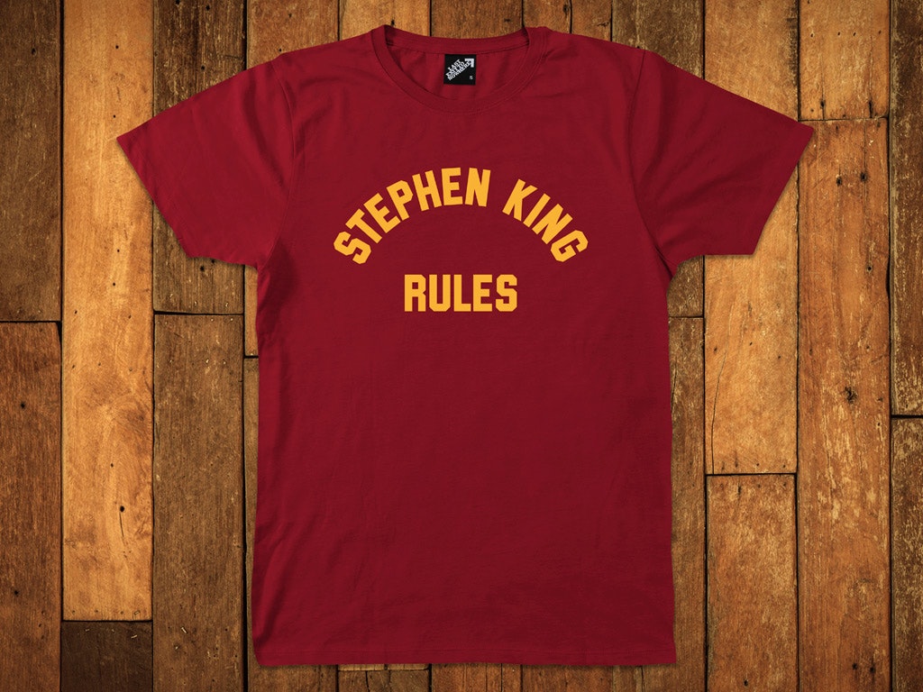 STEPHEN KING RULES - SOFT JERSEY T-SHIRT | Last Exit to Nowhere