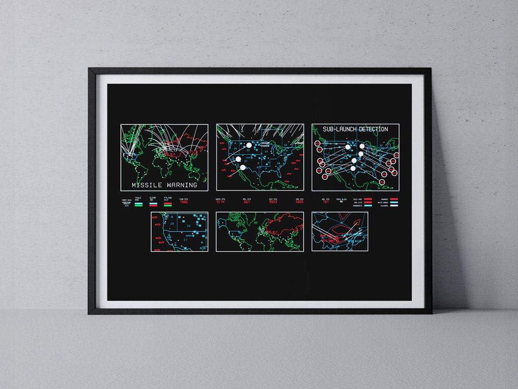 WARGAMES - GLOBAL THERMONUCLEAR WAR A4 PRINT | Last Exit to Nowhere